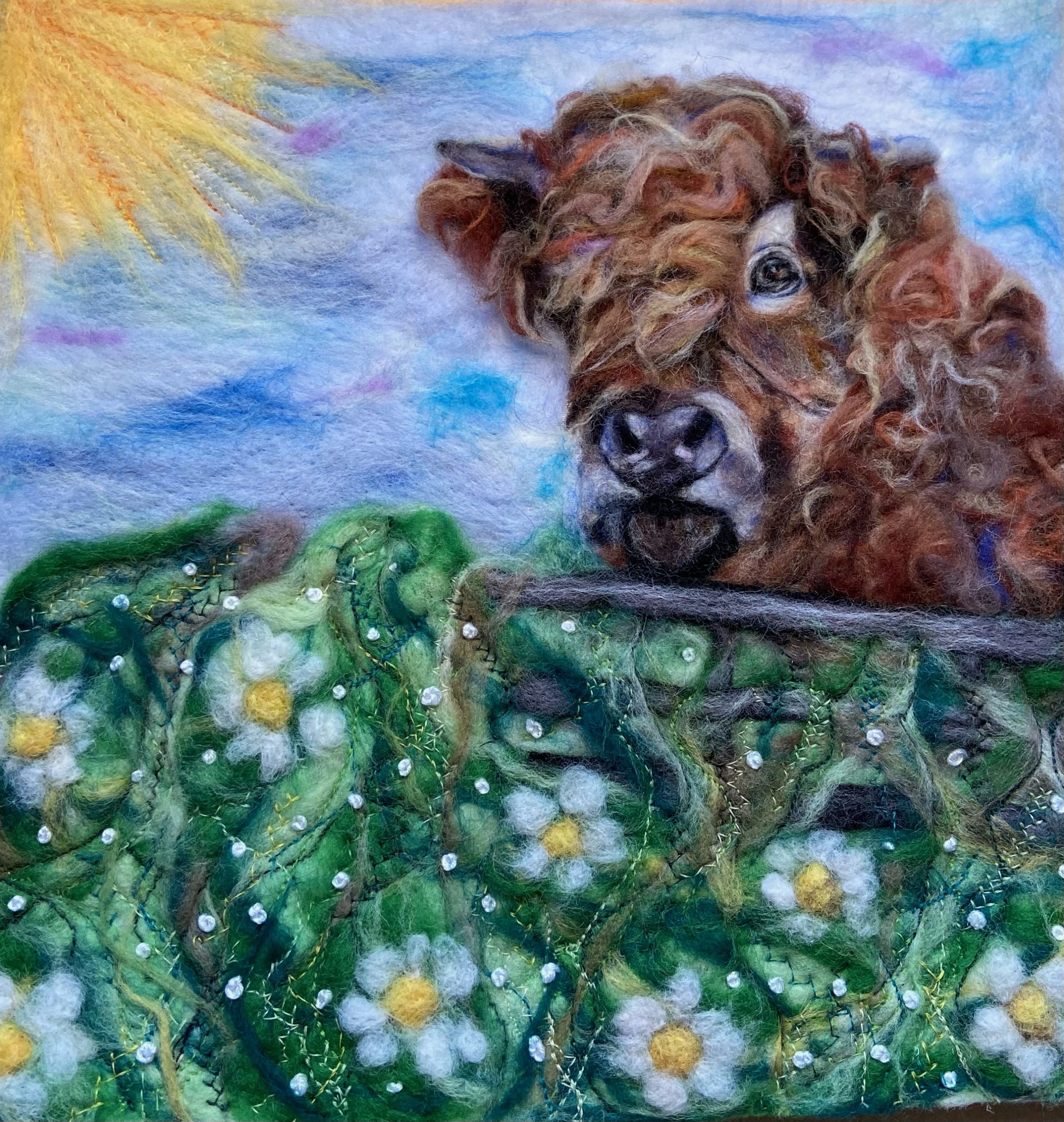 First IFA felt swap 2020 - International Feltmakers Association