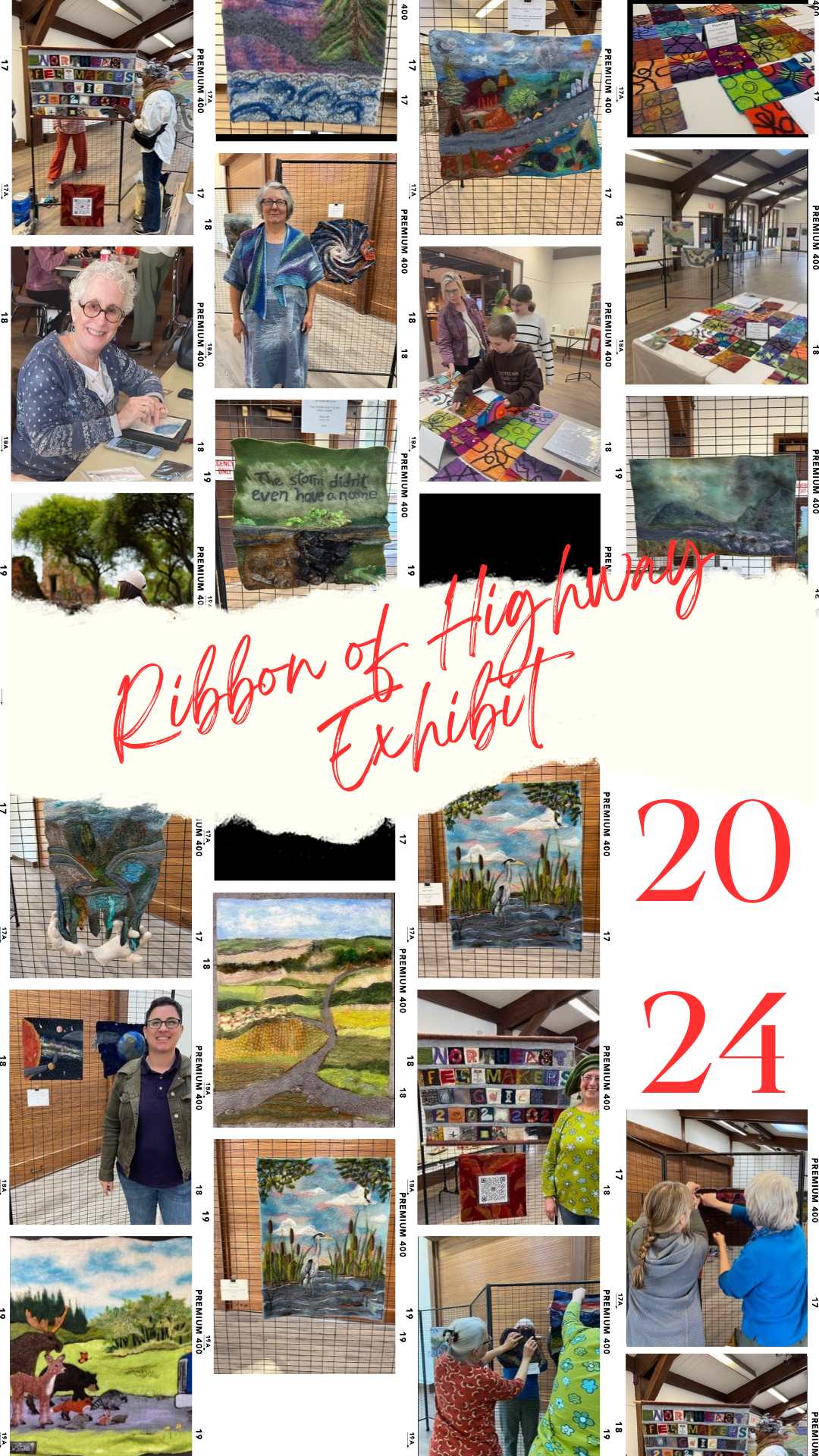Ribbon of Highway Exhibit - International Feltmakers Association